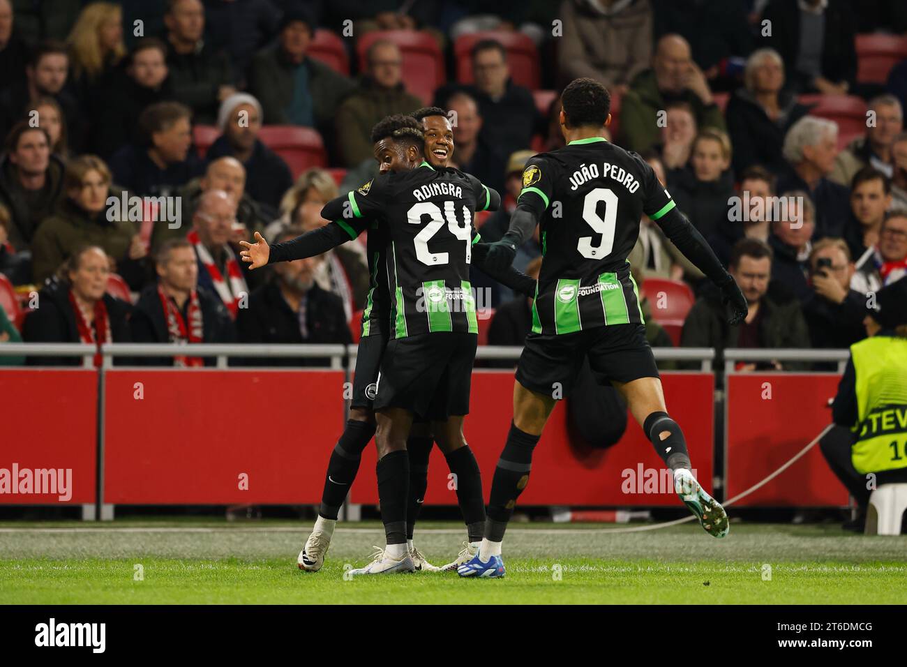 Amsterdam, Netherlands. 9th Nov, 2023. Ansu Fati (Brighton) Football ...
