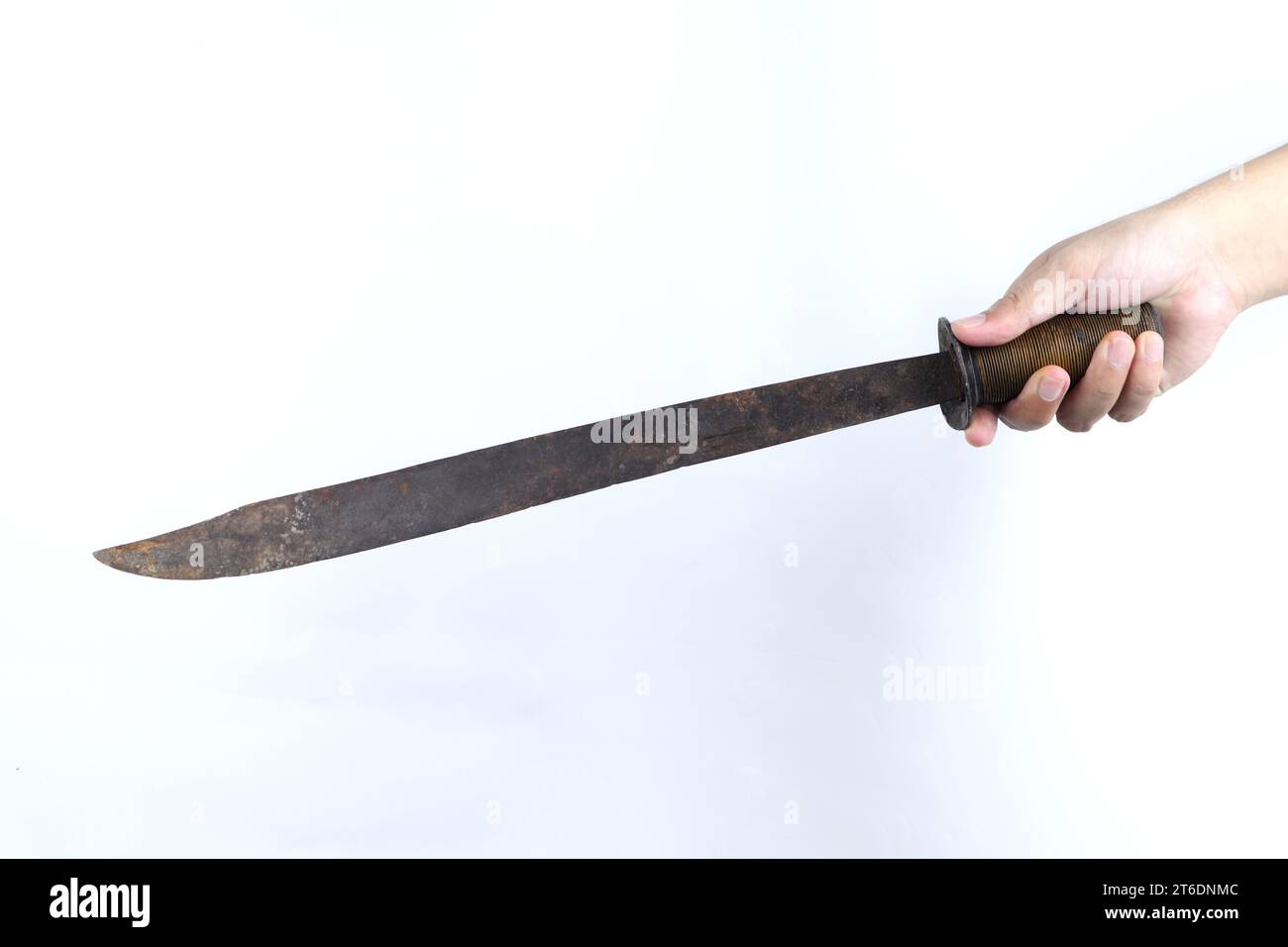 hand holding machete Stock Photo - Alamy