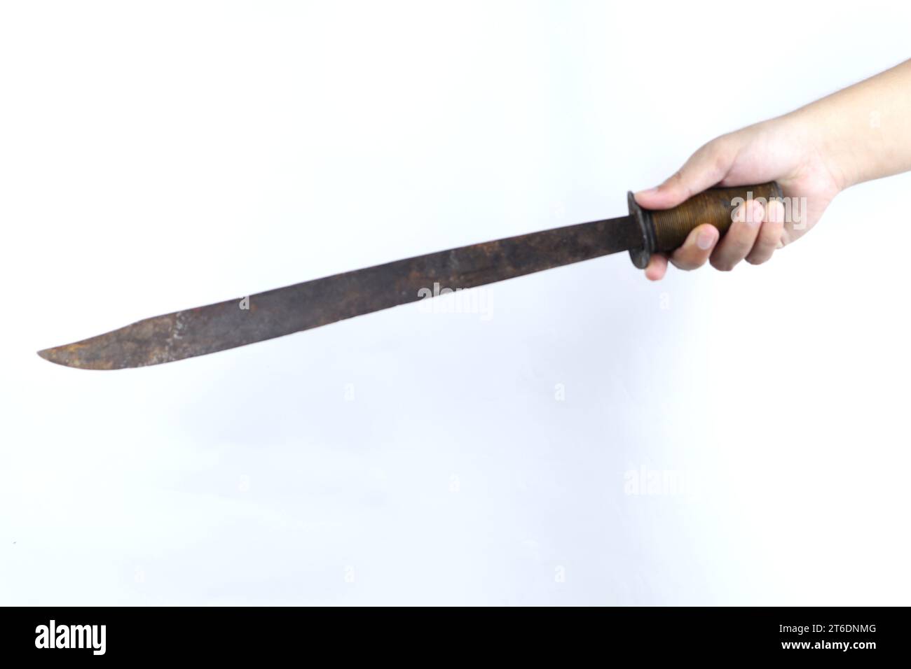 hand holding machete Stock Photo - Alamy