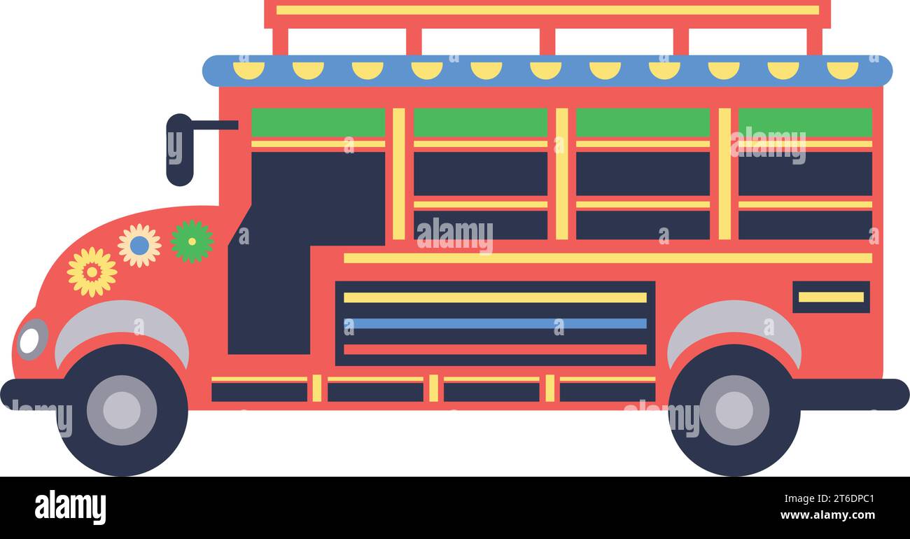 colombia chiva bus Stock Vector Image & Art - Alamy