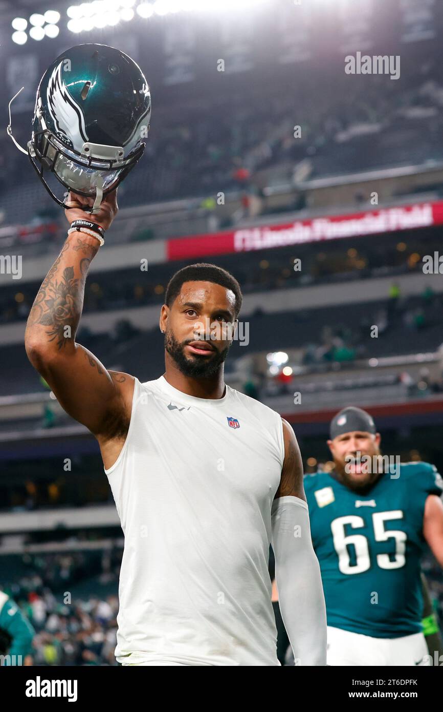 Philadelphia Eagles cornerback Darius Slay (2) walks off the field ...
