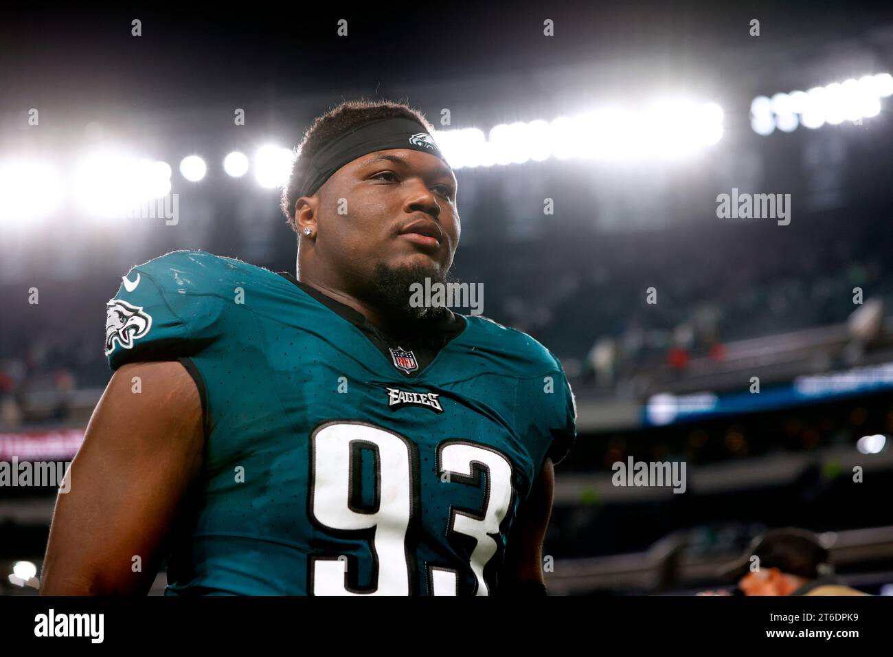 Philadelphia Eagles defensive tackle Milton Williams (93) walks off the ...