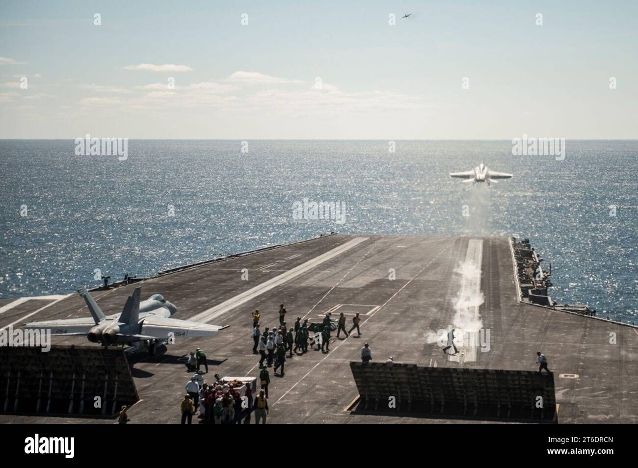 USS George H.W. Bush operations 150402 Stock Photo - Alamy