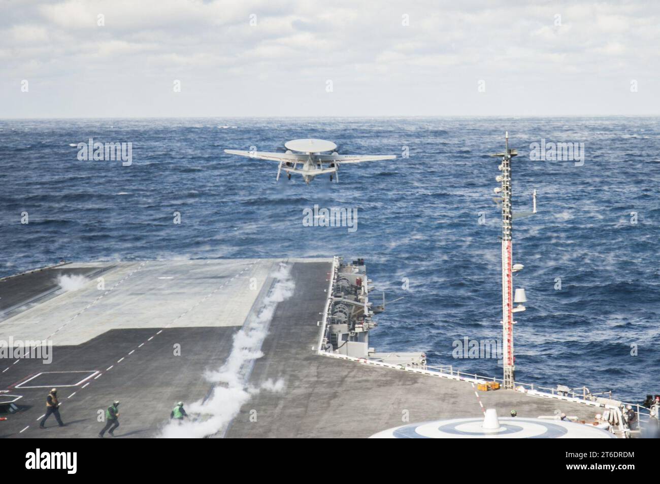 USS George H.W. Bush operations 150203 Stock Photo - Alamy