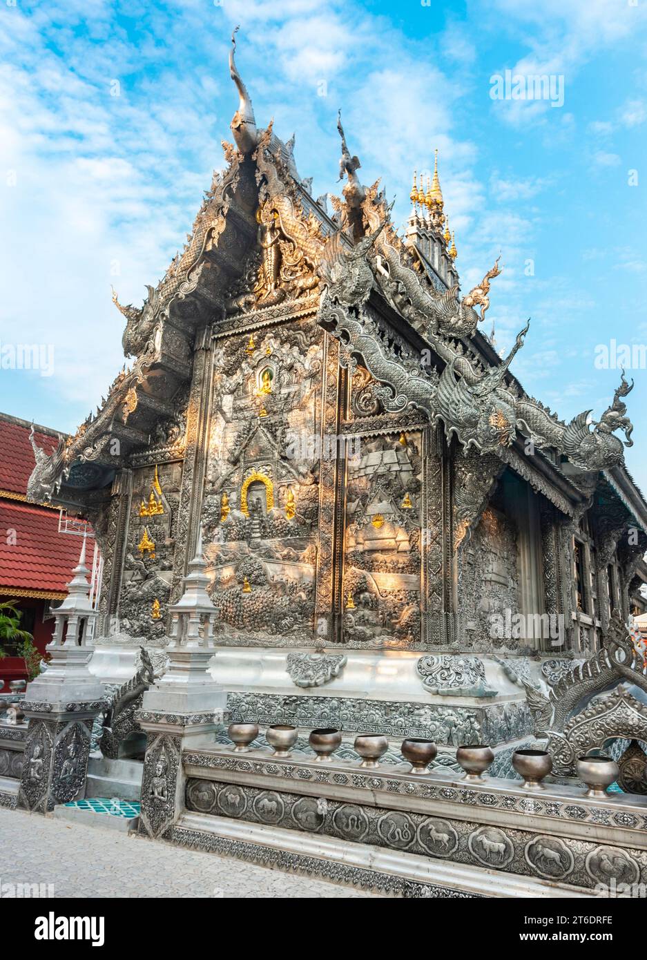 One of the most beautiful temples in Chiang Mai.Unique temple clad in ...