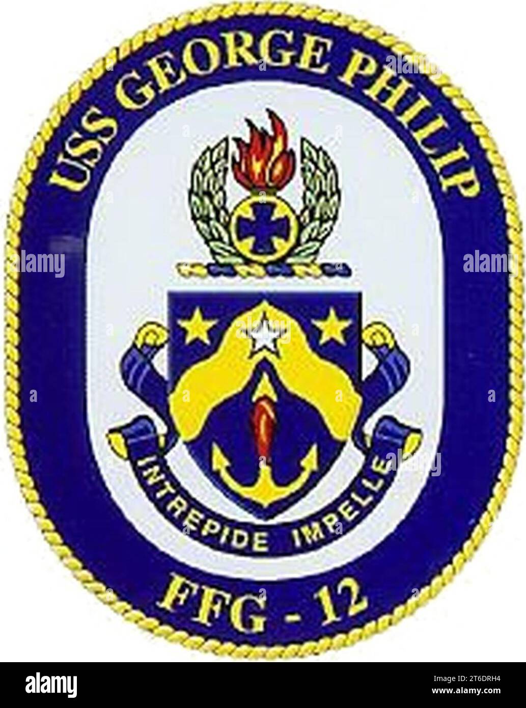 USS George Philip (FFG-12) crest Stock Photo - Alamy