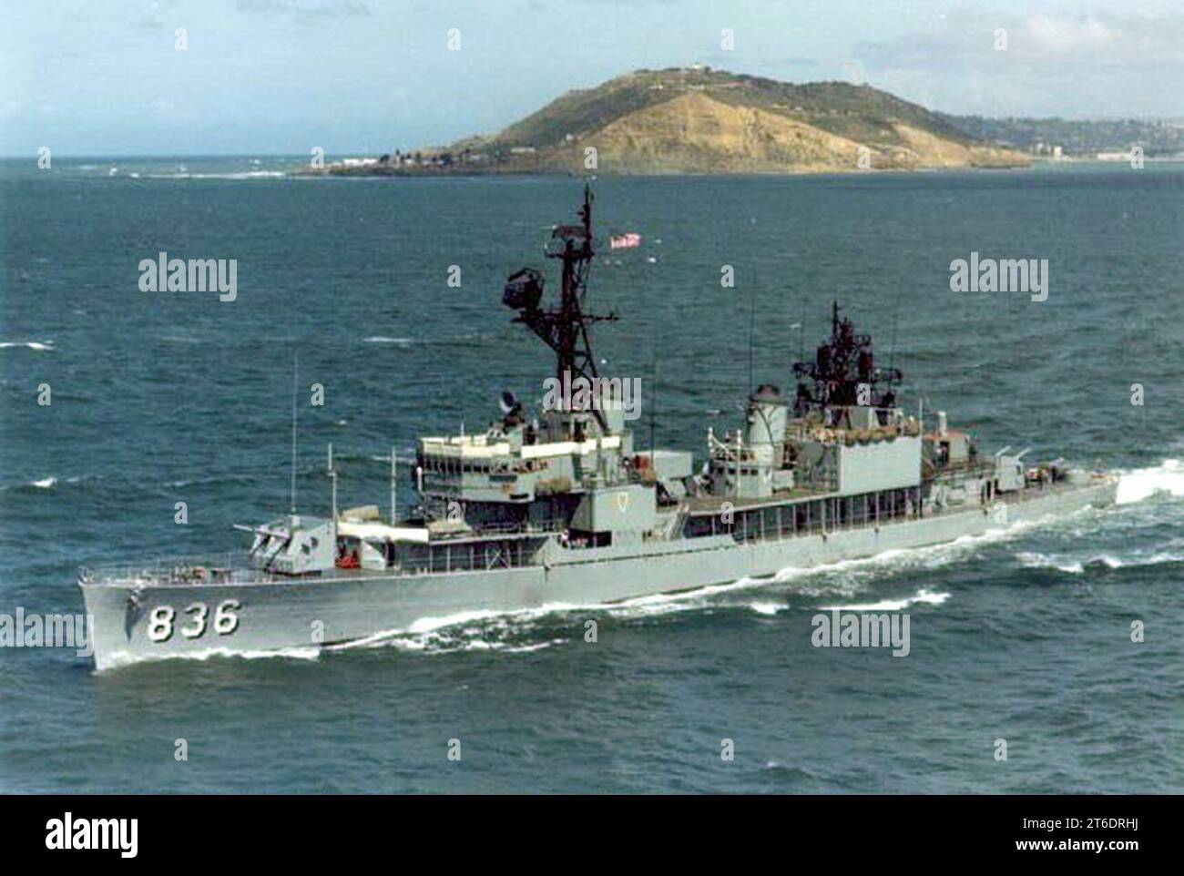 USS George K. MacKenzie (DD-836) off Point Loma, circa in the early ...