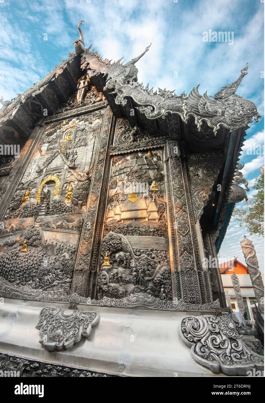 One of the most beautiful temples in Chiang Mai.Unique temple clad in ...