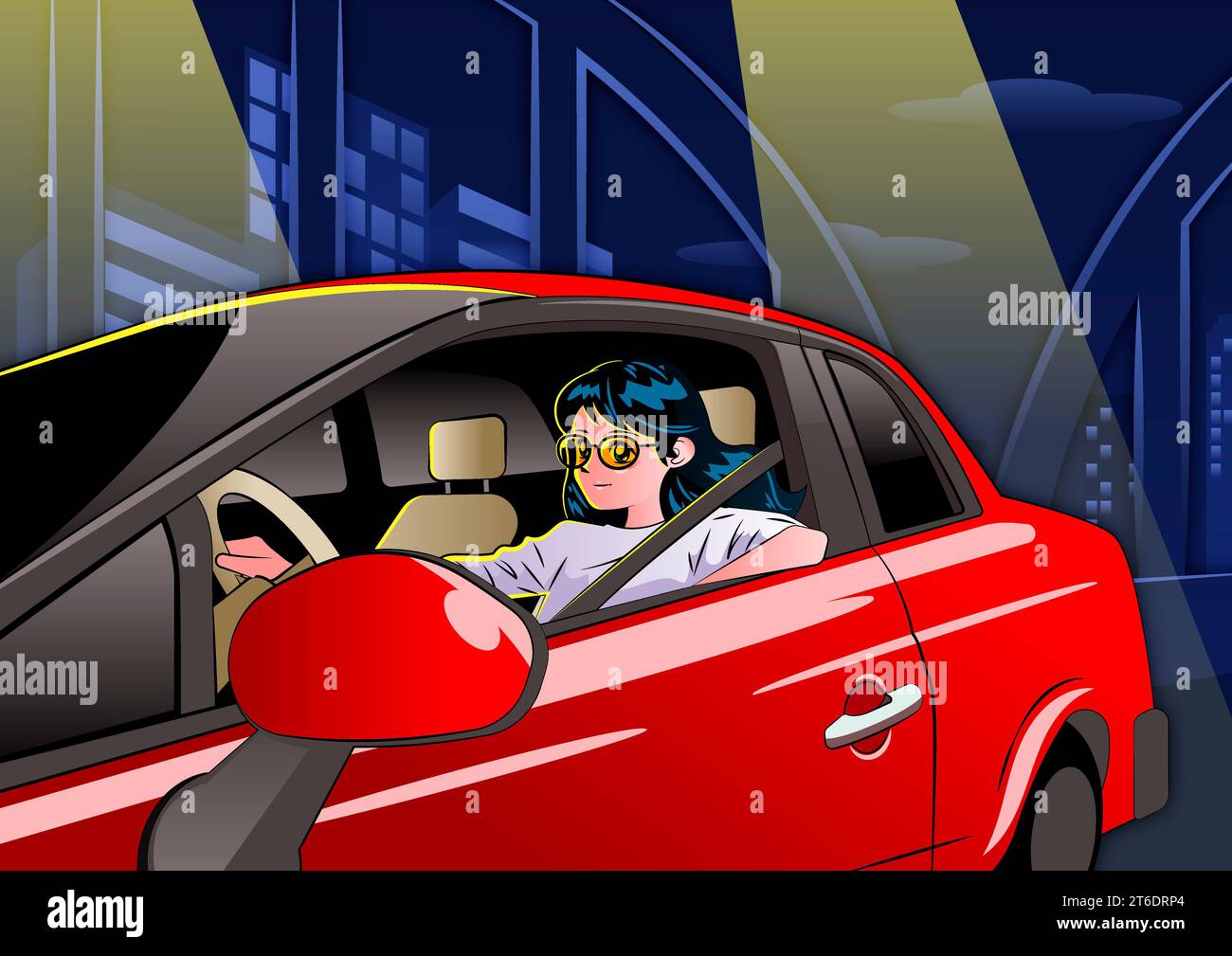 Cityscape illustration vector hi-res stock photography and images - Alamy