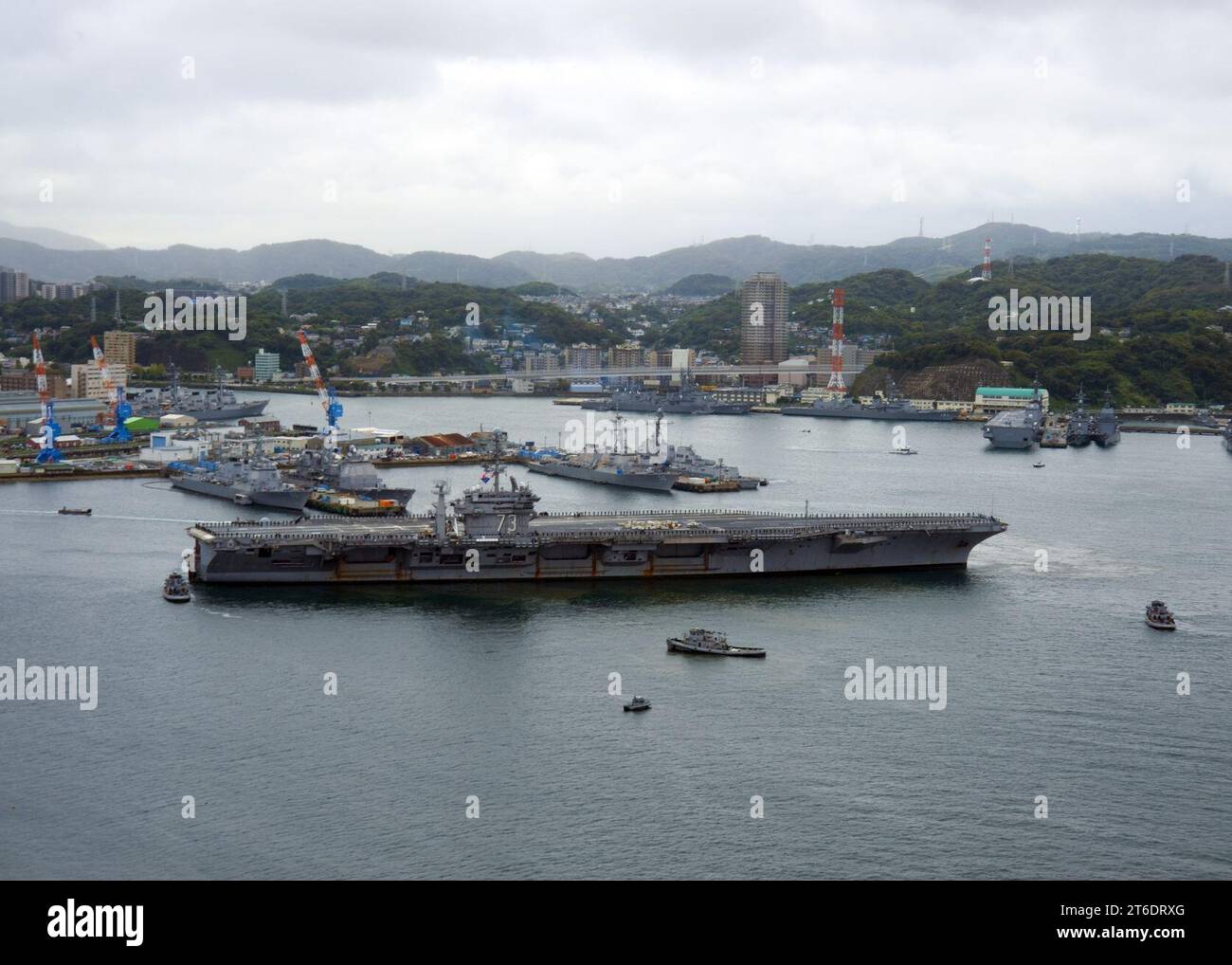 USS George Washington action in Japan Stock Photo - Alamy