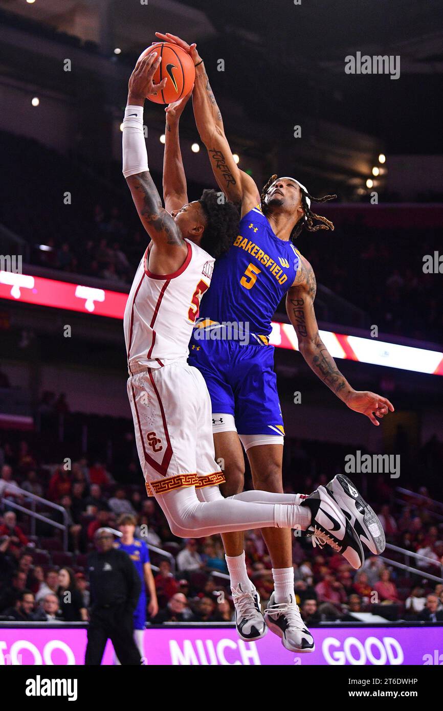 LOS ANGELES, CA - NOVEMBER 09: CSU Bakersfield Roadrunners guard Naseem ...