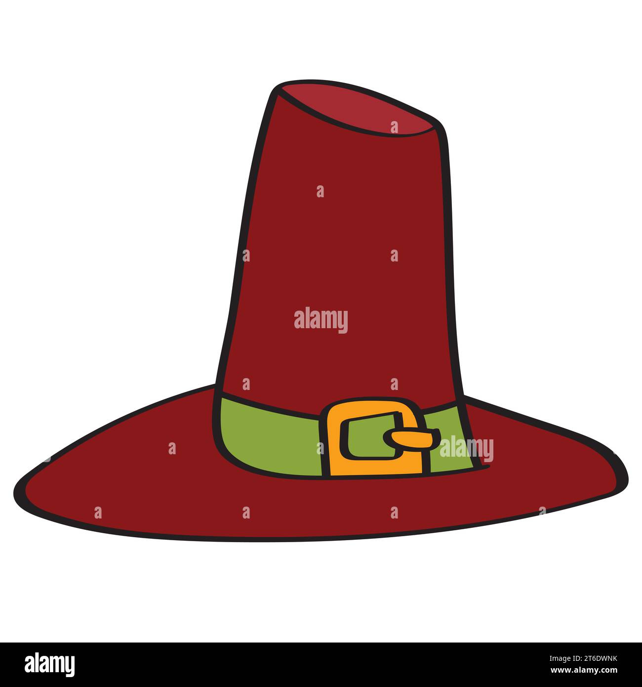 A hat in cartoon illustration and colors Stock Photo - Alamy