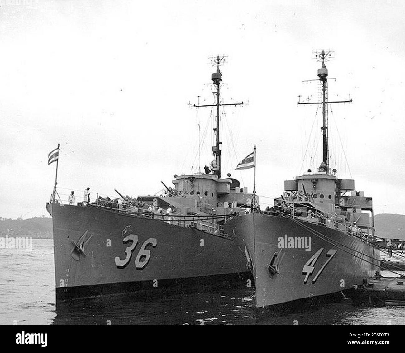 USS Glendale (PF-36) and USS Gallup (PF-47) before their transfer to ...