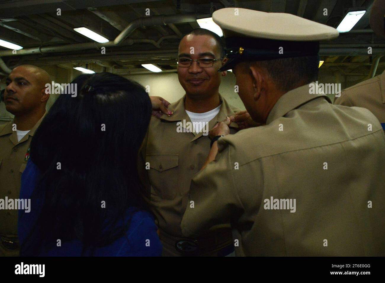 Senior chief pinning hi-res stock photography and images - Alamy