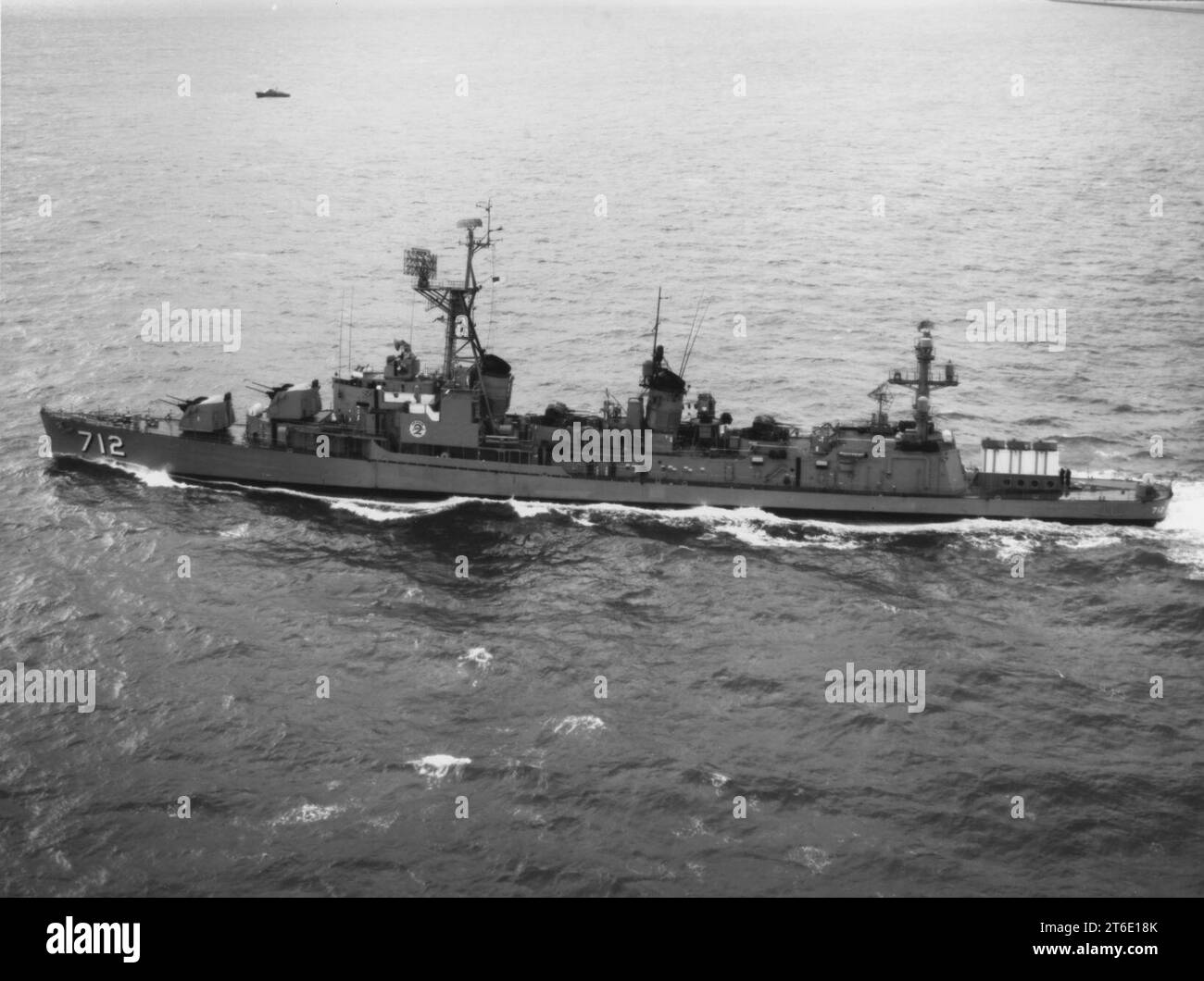 USS Gyatt (DD-712) underway in Hampton Roads 1966 Stock Photo - Alamy