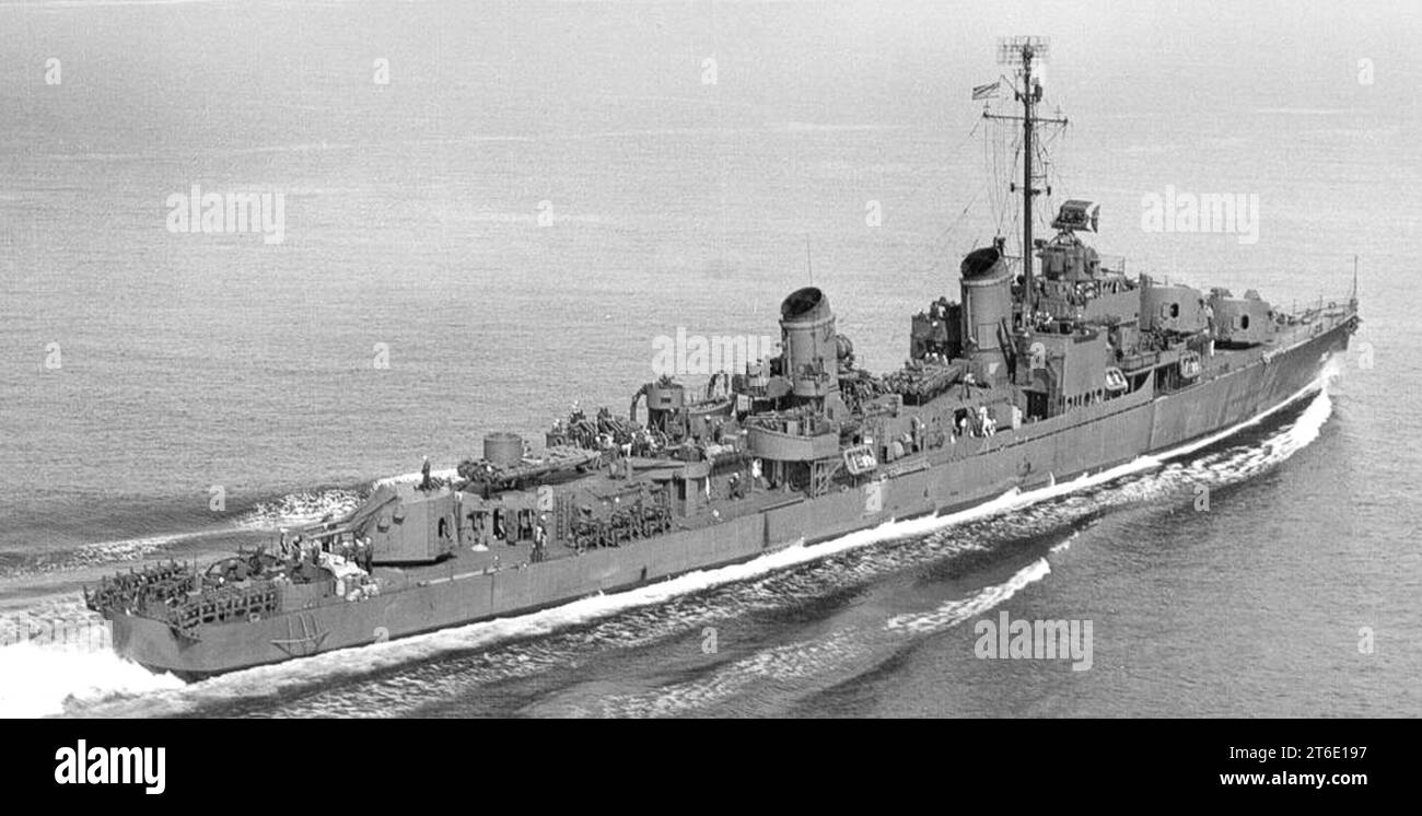 USS Gurke (DD-783) in Puget Sound 1945 Stock Photo - Alamy
