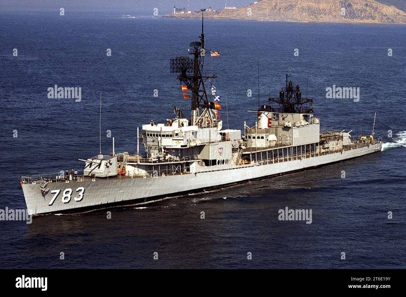USS Gurke (DD-783) underway, circa in the early 1970s Stock Photo - Alamy