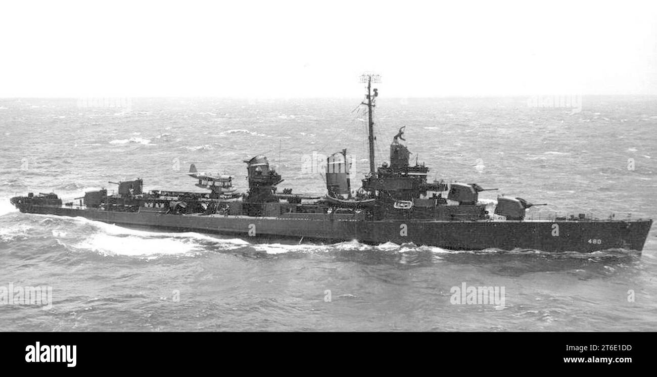 USS Halford (DD-480), July 1943 Stock Photo - Alamy