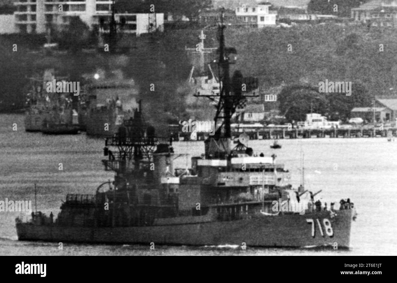 USS Hamner (DD-718) c1971 Stock Photo - Alamy