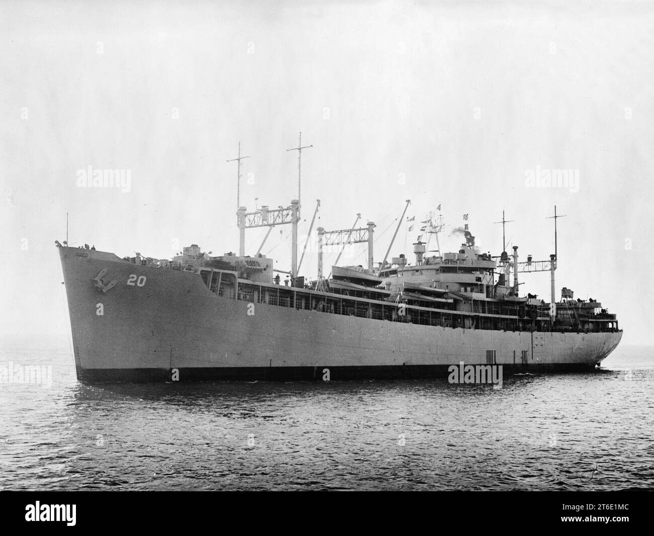 USS Hamul (AD-20) in October 1953 Stock Photo - Alamy