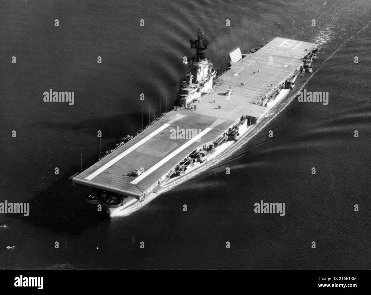 USS Hancock (CVA-19) Mar 1954 Stock Photo - Alamy