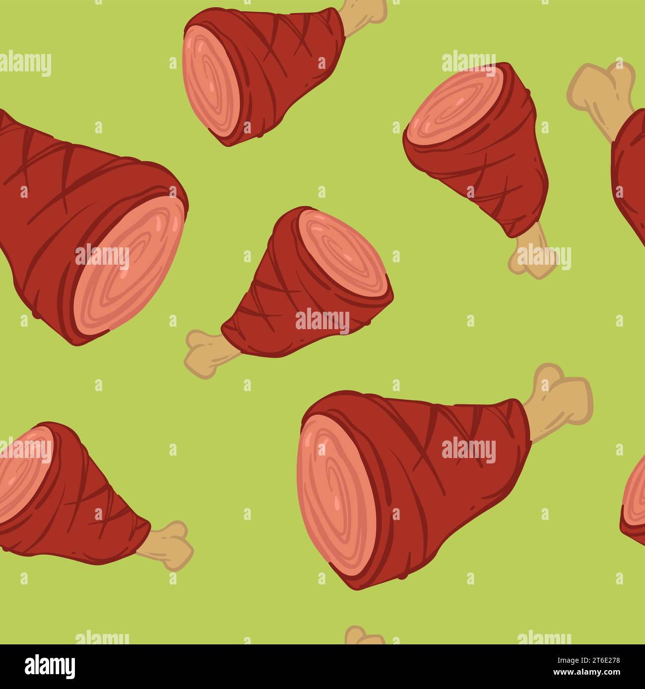 Turkey roast sliced Stock Vector Images - Alamy