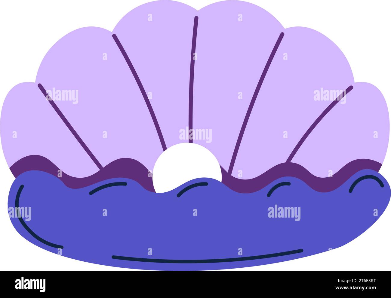 Scallop underwater open Cut Out Stock Images & Pictures - Alamy