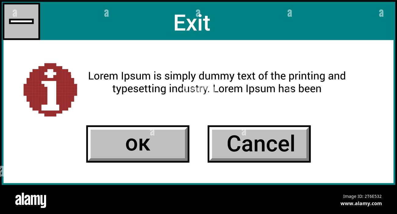 Critical error message on computer Stock Vector Images - Alamy