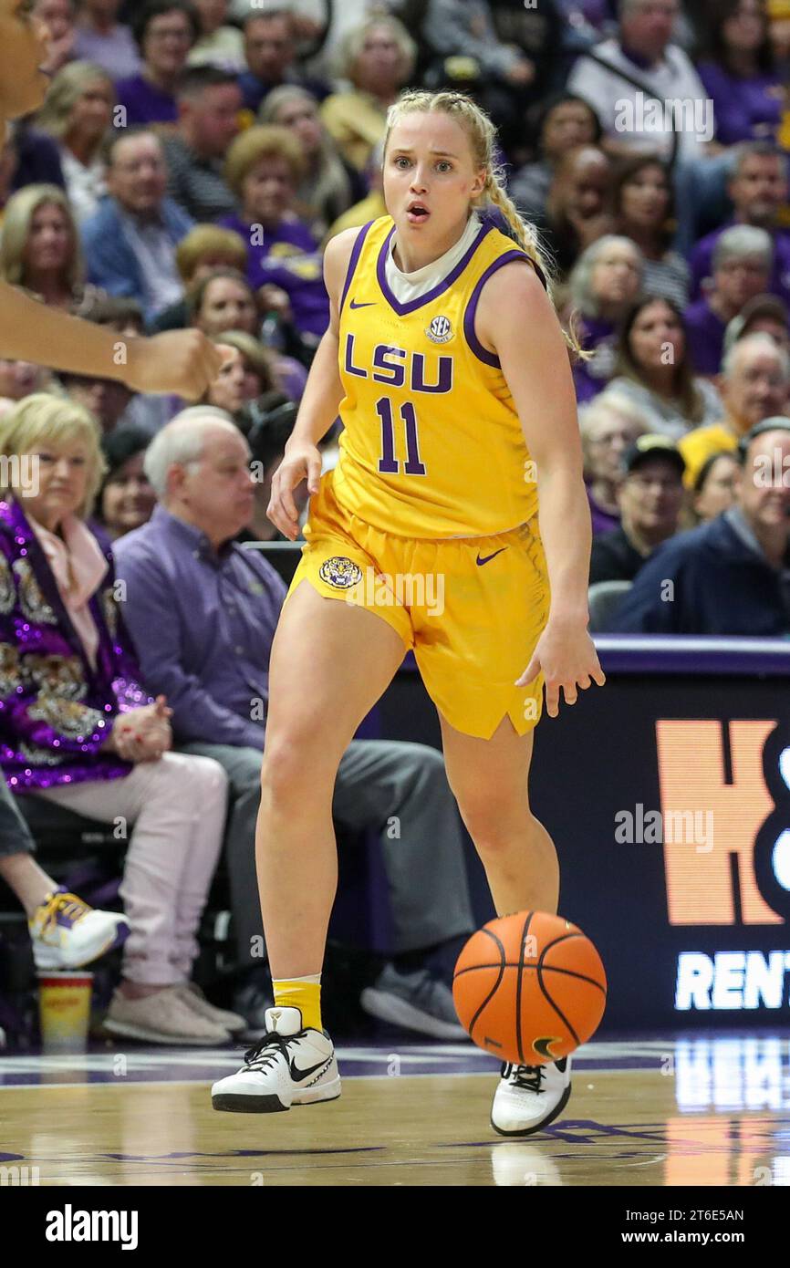 Baton Rouge, LA, USA. 09th Nov, 2023. LSU's Hailey Van Lith (11 ...