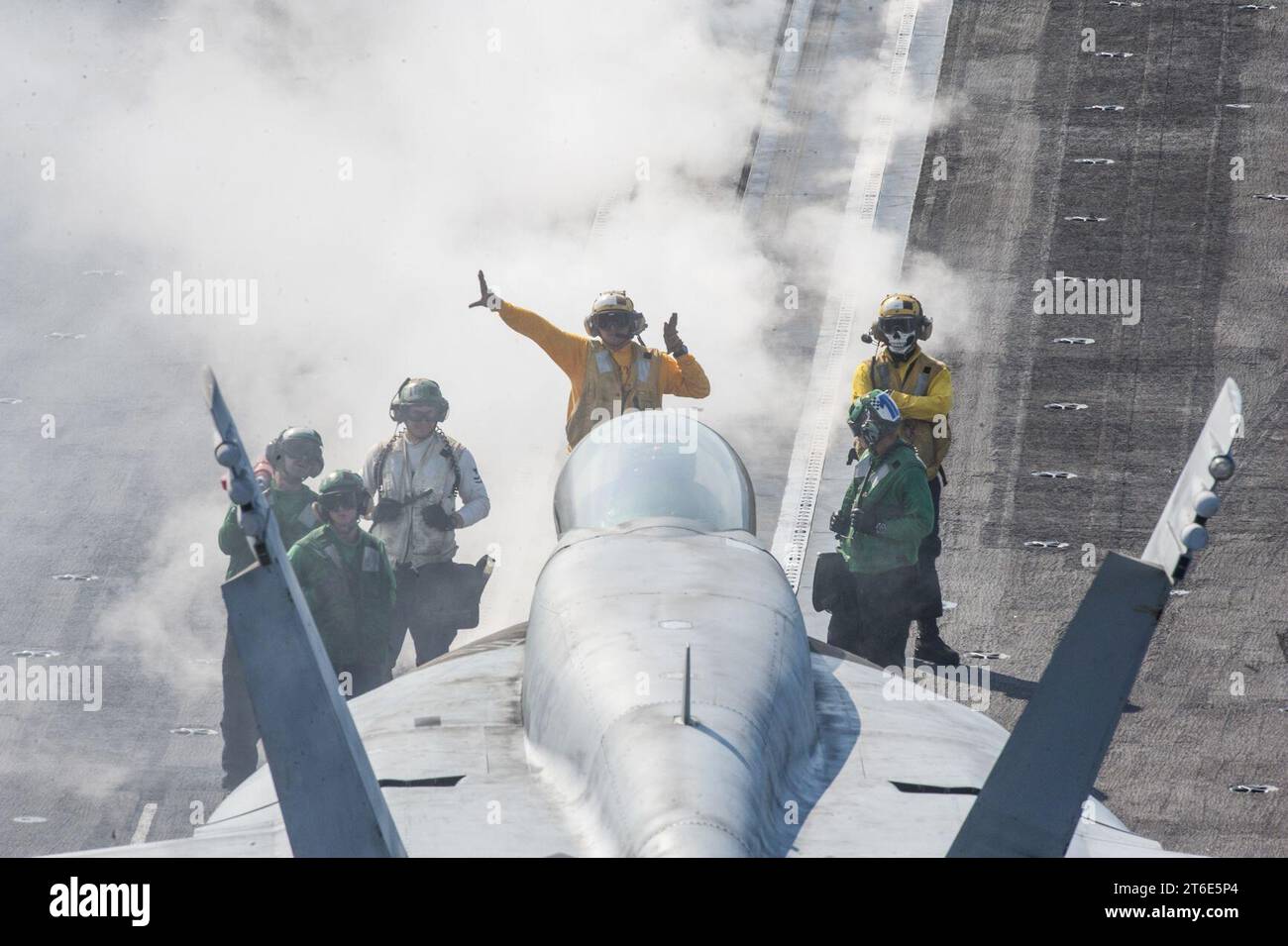 USS Harry S. Truman Sailors train for upcoming deployment 150630 Stock ...