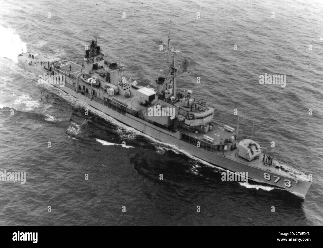 USS Hawkins (DD-873) underway in 1965 Stock Photo - Alamy