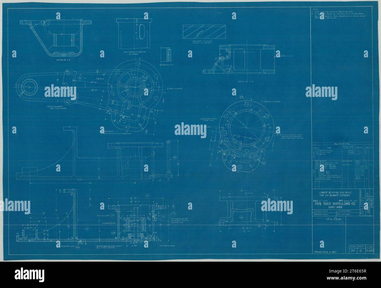 USS Henley (DD-39)- 2'' Governor Valve and Details of Governor Gear for ...
