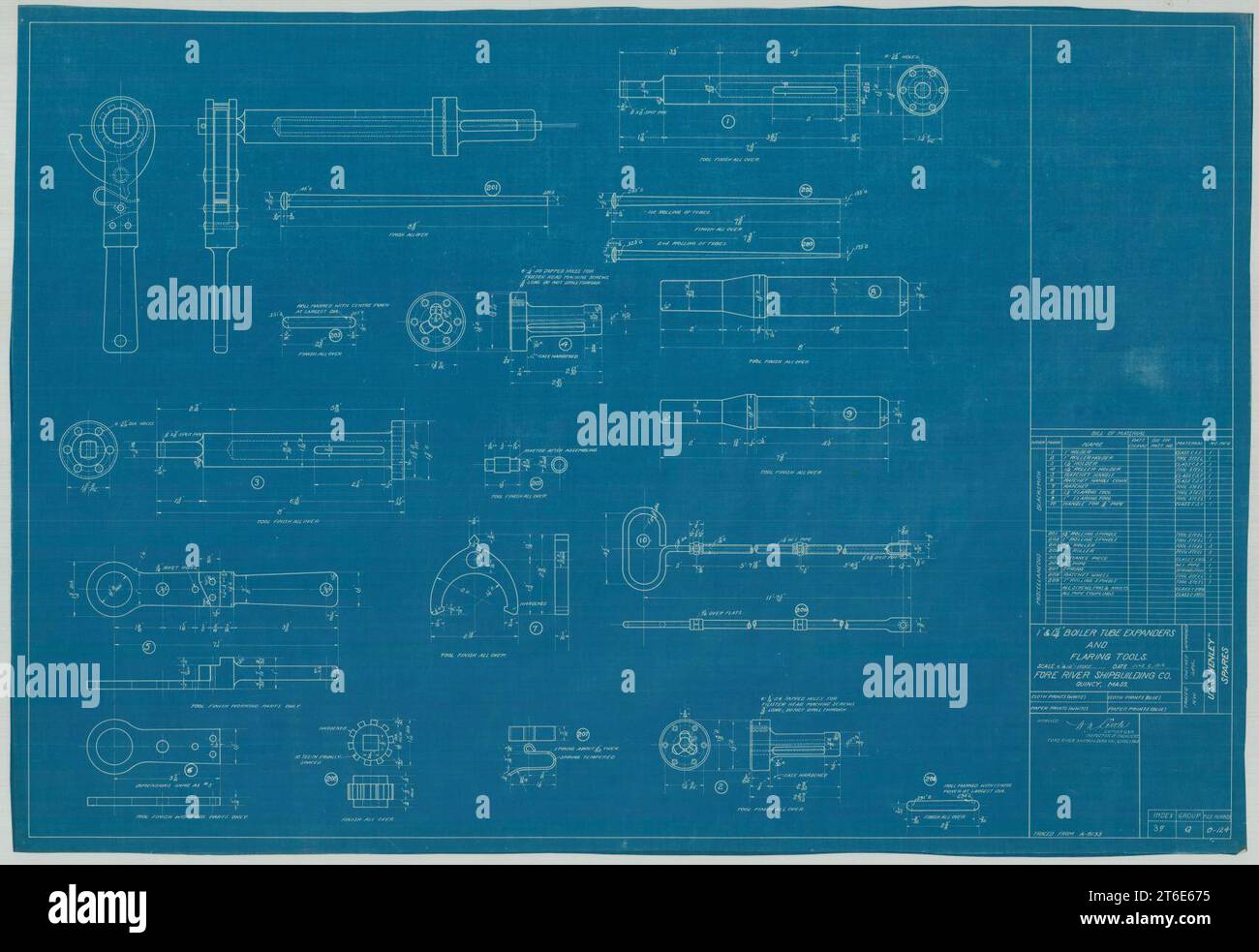 USS Henley (DD-39)- 1'' & 1 1-4'' Boiler Tube Expanders and Flaring ...