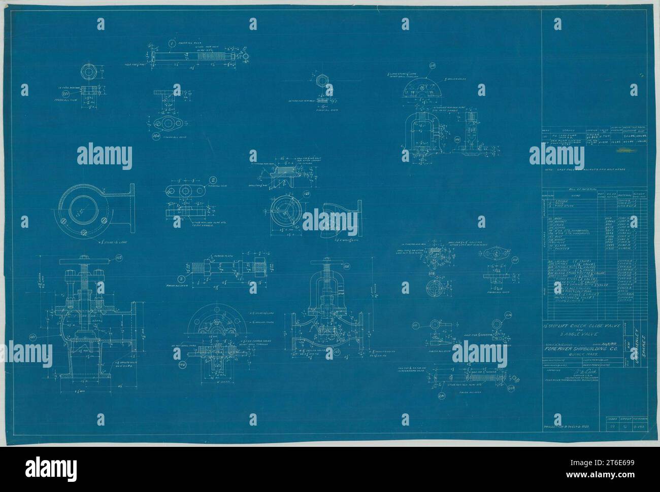 USS Henley (DD-39)- 3 1-2'' Special Globe Valve Pressures Up To 100 Lbs ...