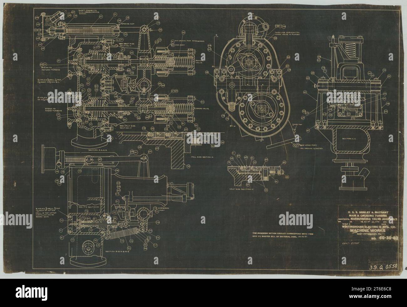 USS Henley (DD-39) and USS Mayrant (DD-31)- Main & Cruising Turbine ...