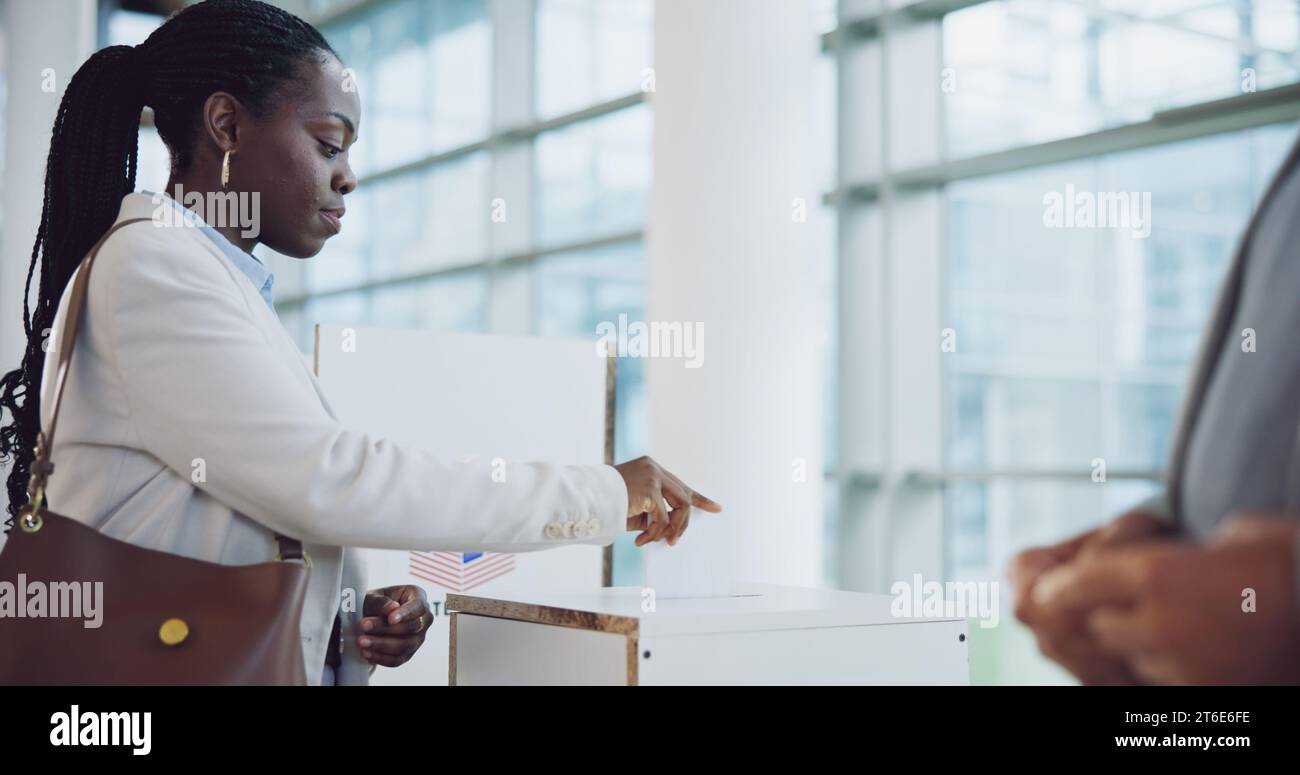 Black ballot box hi-res stock photography and images - Alamy
