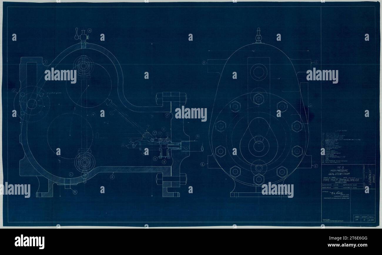 USS Henley (DD-39)- Arrangment and Details of Steam Drum Fittings ...