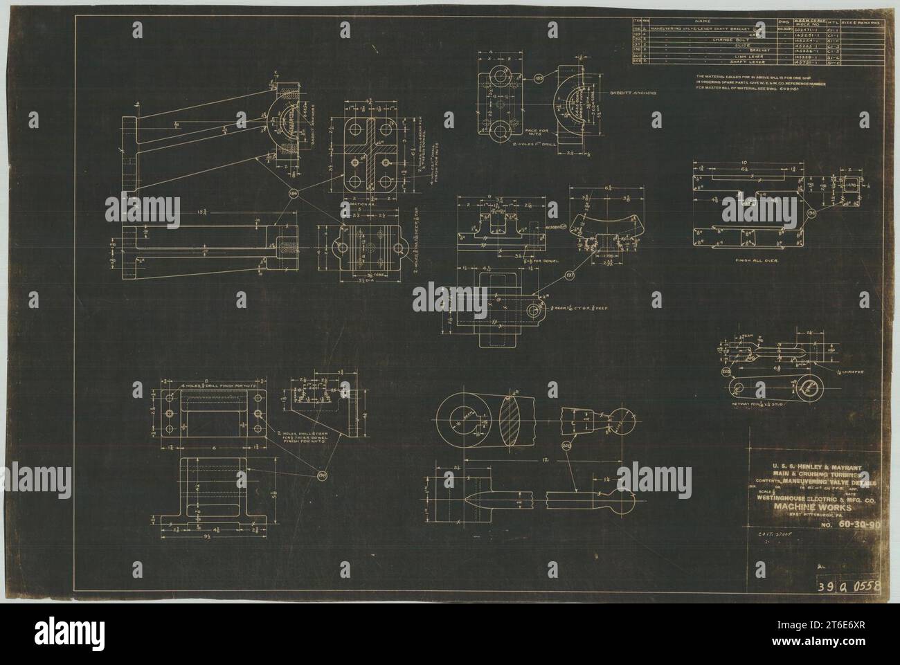 USS Henley (DD-39)- Main & Cruising Turbines Maneuvering Valve Lagging ...