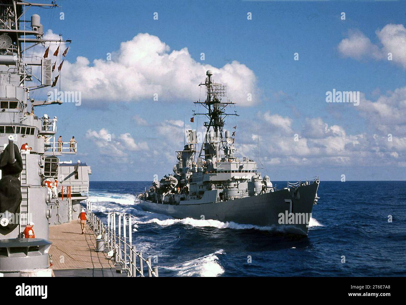 USS Henry B. Wilson (DDG-7) underway in December 1963 Stock Photo - Alamy