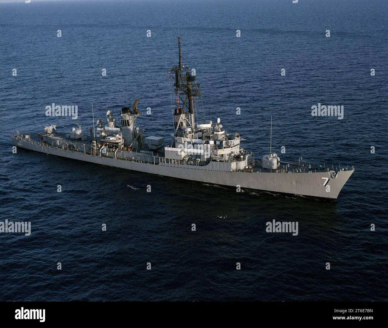 USS Henry B. Wilson (DDG-7) underway off the coast of Southern ...
