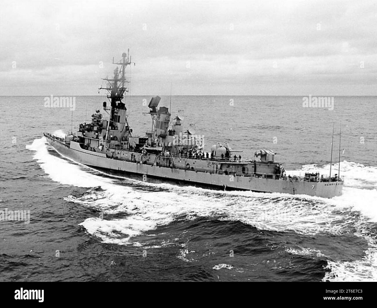 USS Henry B. Wilson (DDG-7) underway in the Pacific Ocean in October ...