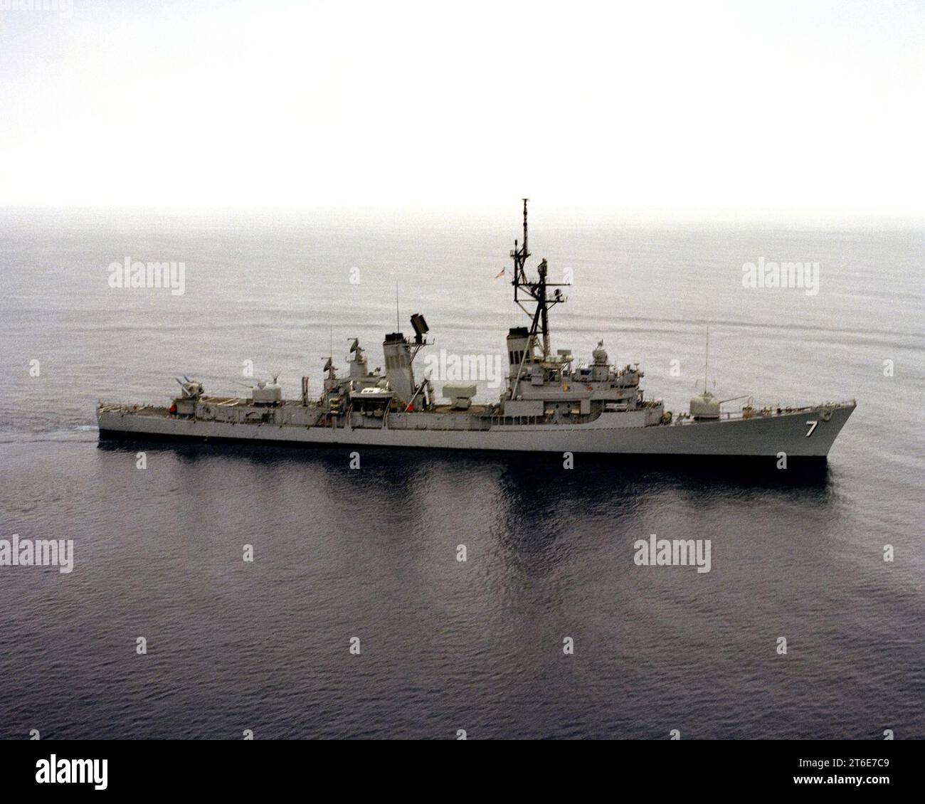 USS Henry B. Wilson (DDG-7) underway in the Pacific Ocean on 29 June ...