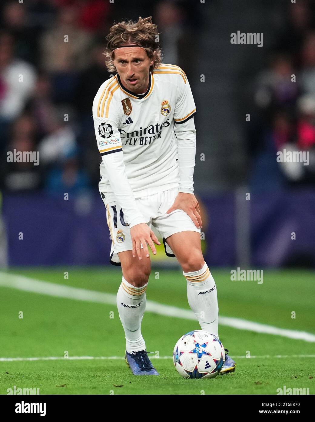 Madrid, Spain. 08th Nov, 2023. Luka Modric of Real Madrid during the ...