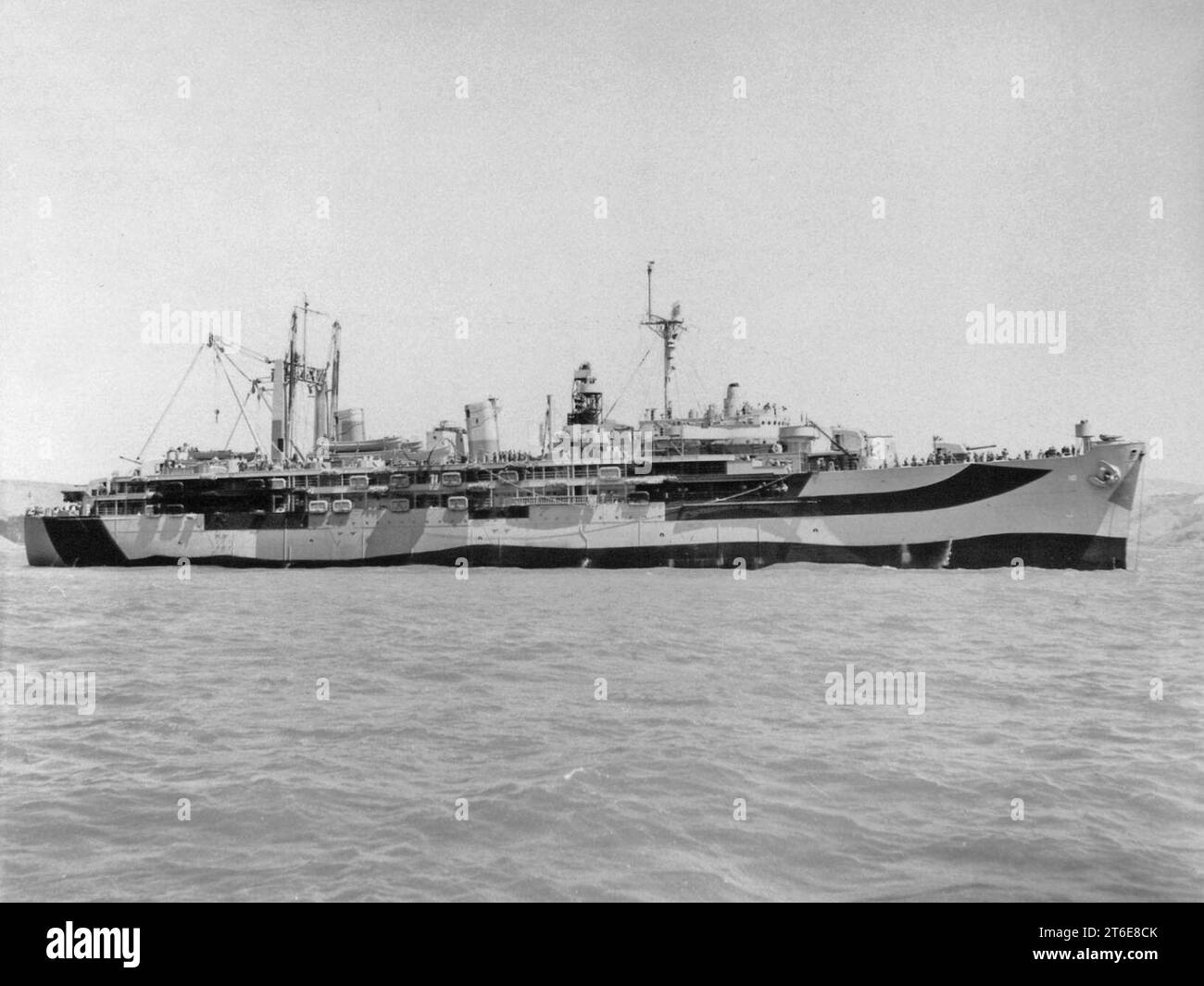 USS Howard W. Gilmore (AS-16) off the Mare Island Naval Shipyard on 13 ...