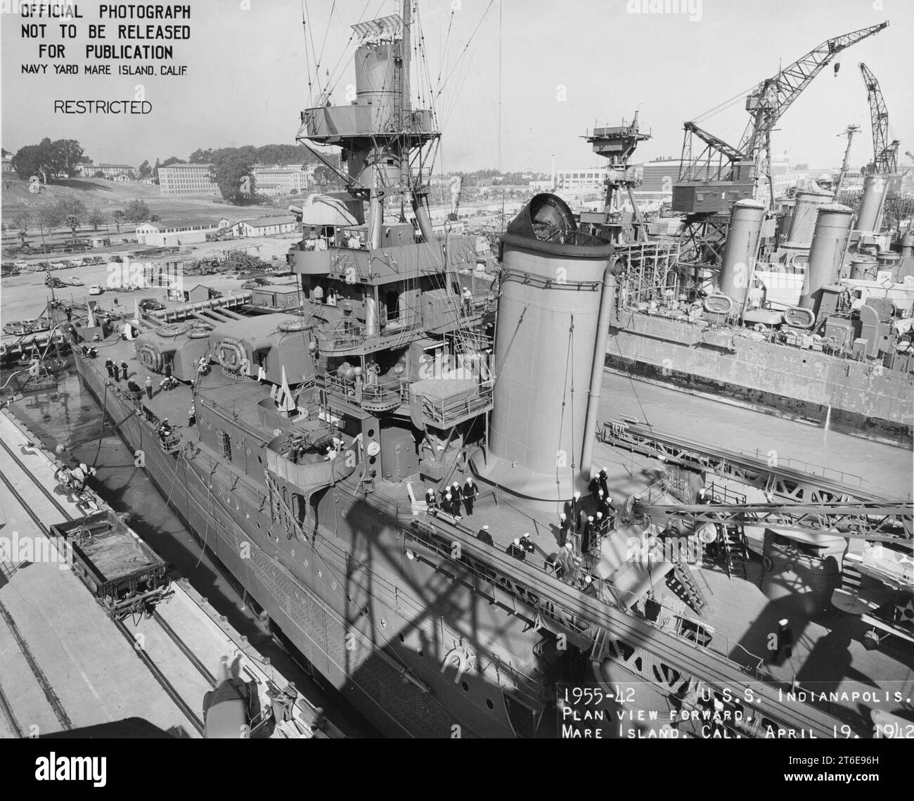 USS Indianapolis (CA-35) - 19 Stock Photo - Alamy