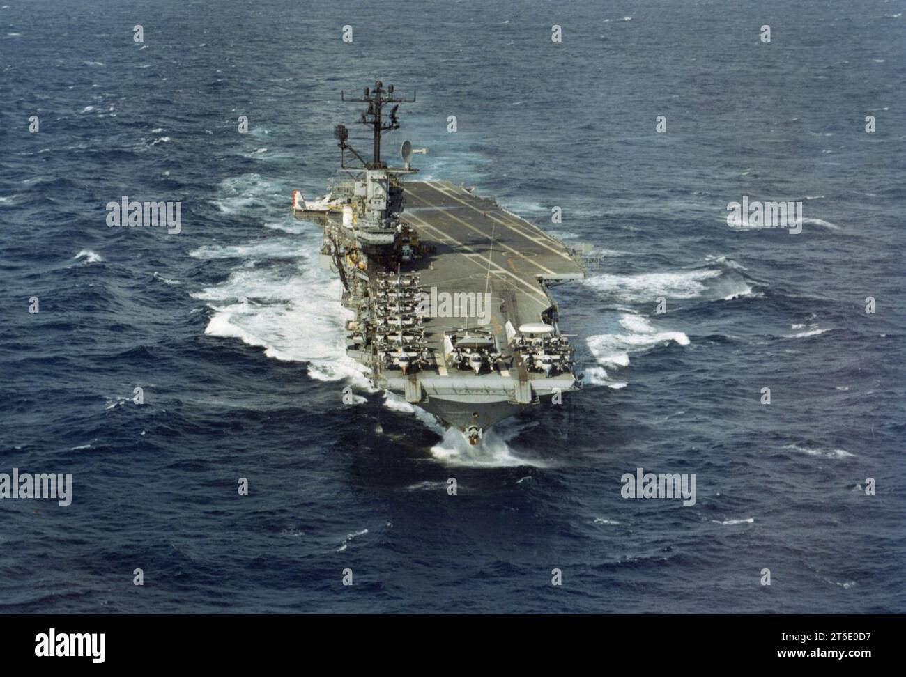 USS Intrepid CVS-11 bow shot 1970s Stock Photo - Alamy