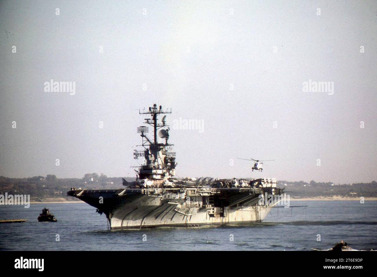 USS Intrepid CVS-11 Rota Dec 1972 Stock Photo - Alamy