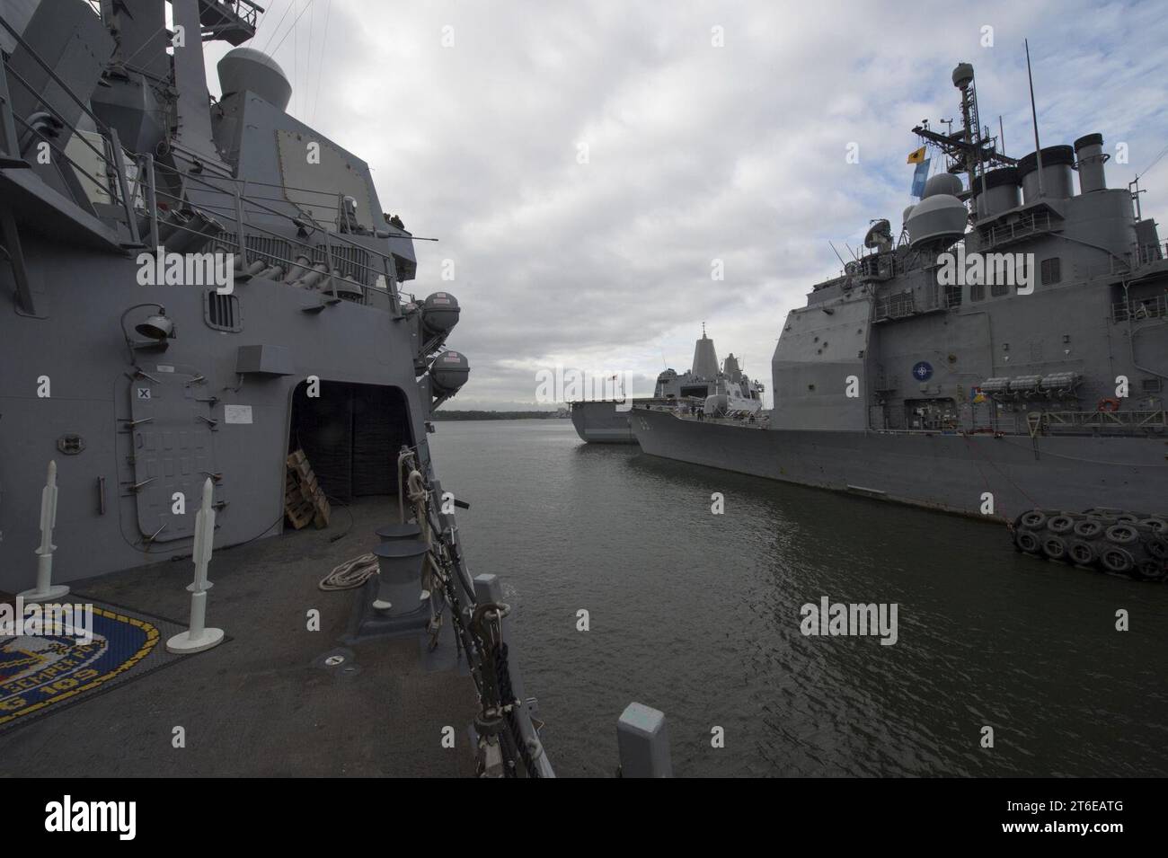 USS Jason Dunham in Kiel, Germany 150619 Stock Photo - Alamy