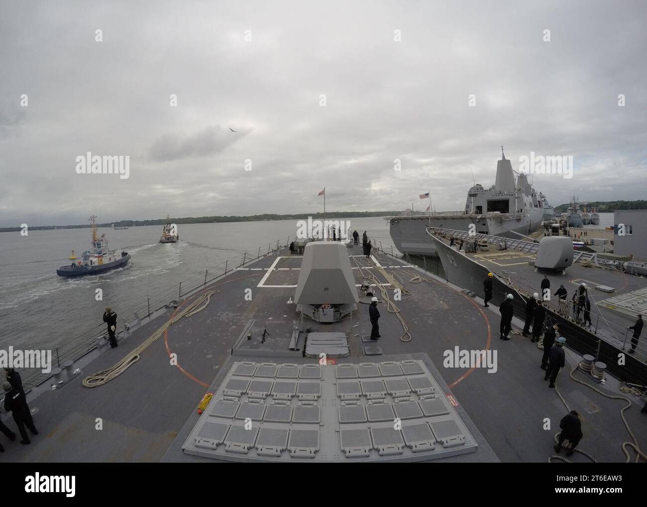 USS Jason Dunham in Kiel, Germany 150619 Stock Photo - Alamy