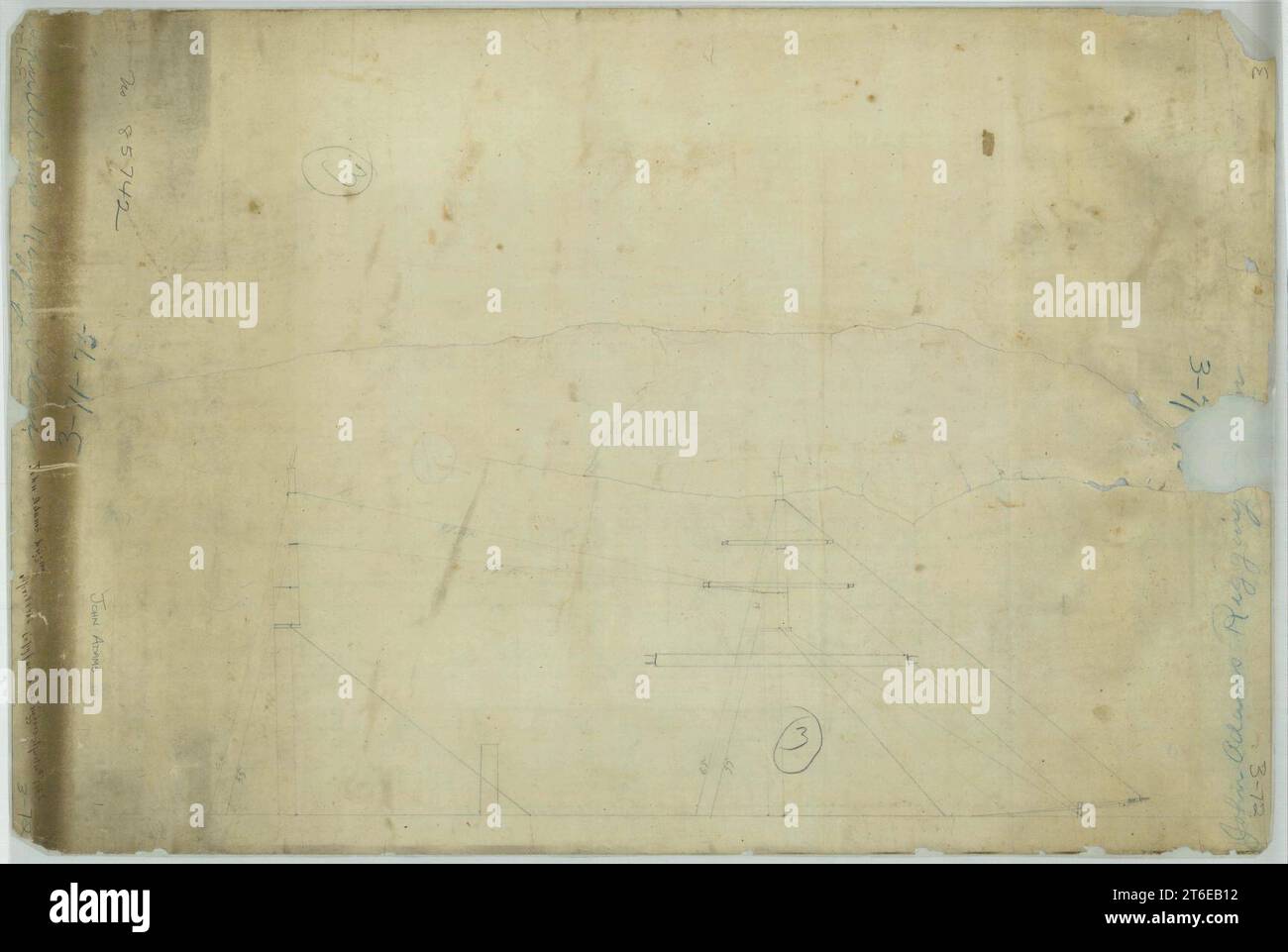 USS John Adams- Rigging Plans Stock Photo - Alamy